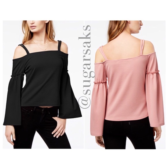Bar III | Tops | Bar Iii Offtheshoulder Spaghetti Strap Top | Poshmark